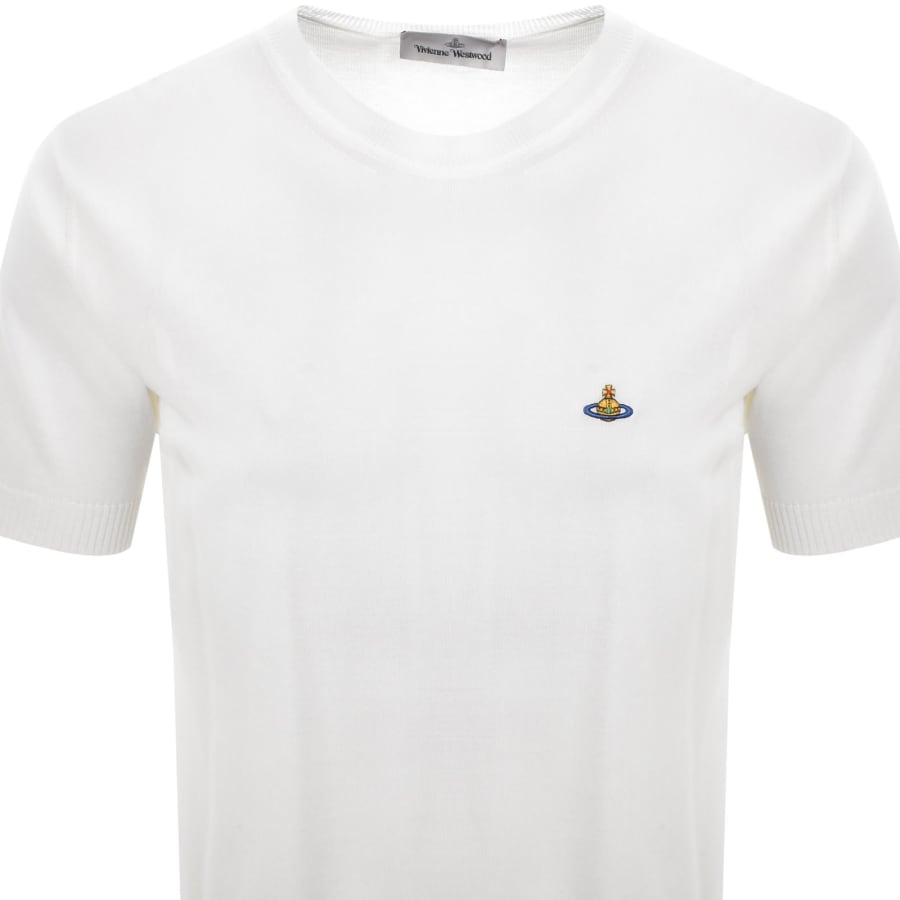 Vivienne Westwood Logo Alex T Shirt White | Mainline Menswear